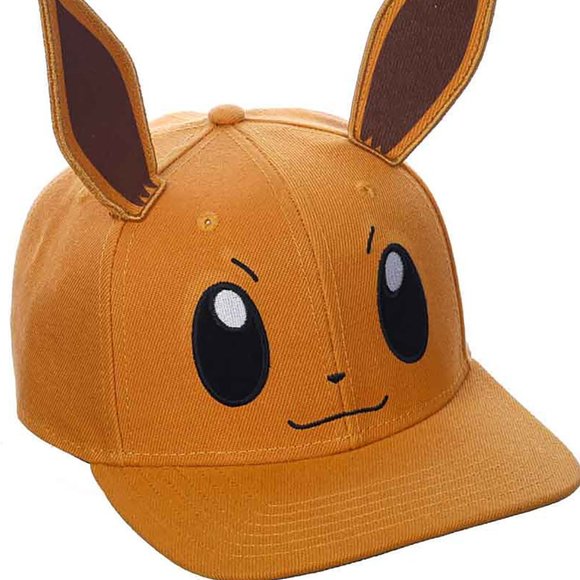 Bioworld | Accessories | X Pokemon Eevee 3d Cosplay Snapback Hat | Poshmark